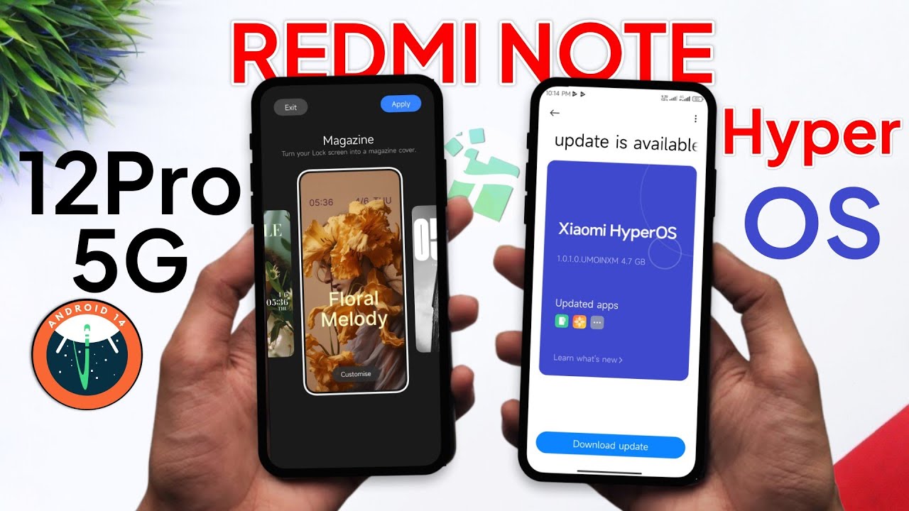 Finally Redmi Note 12 Pro 5G Hyper Os 1.0.1.0 Android 14 Update Full ...