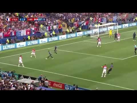 Fransa 4-2 Hırvatistan Maç Özeti 15 TEMUZ 2018
