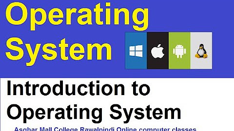 Operating Systems - YouTube
