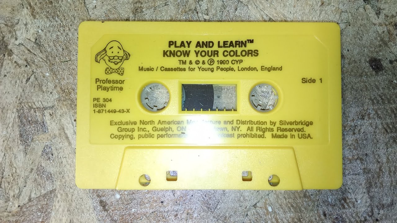the world of Colors with professor playtime cassette (Side 1) - YouTube