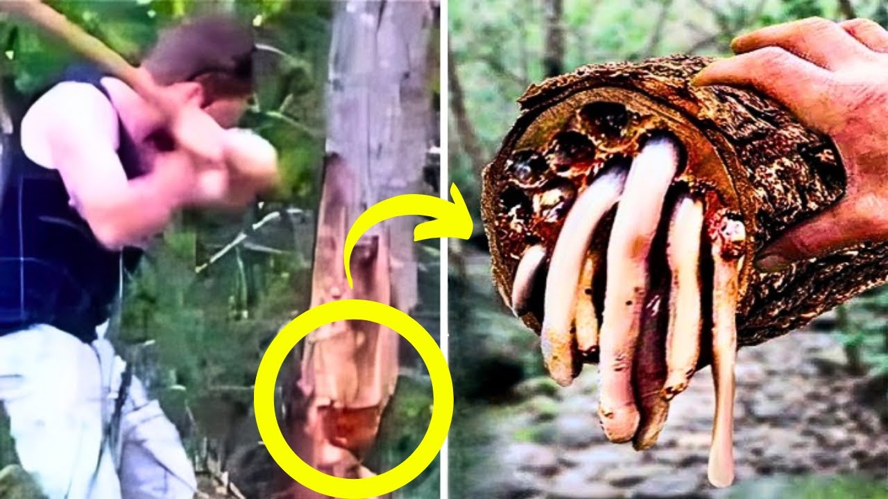 Neighbor Chops Down Man's Tree, Turns Pale When He Sees What's Inside ...