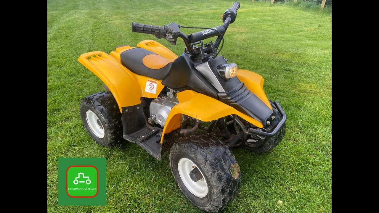 KAZUMA MEERKAT 50cc KIDS QUAD BIKE SOLD BY www.catlowdycarriages.com ...