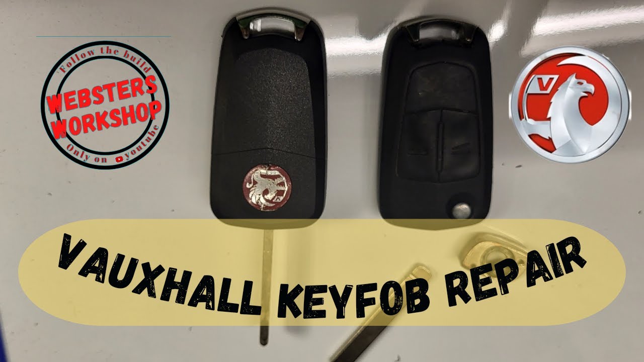 Repairing a faulty Vauxhall key fob - YouTube