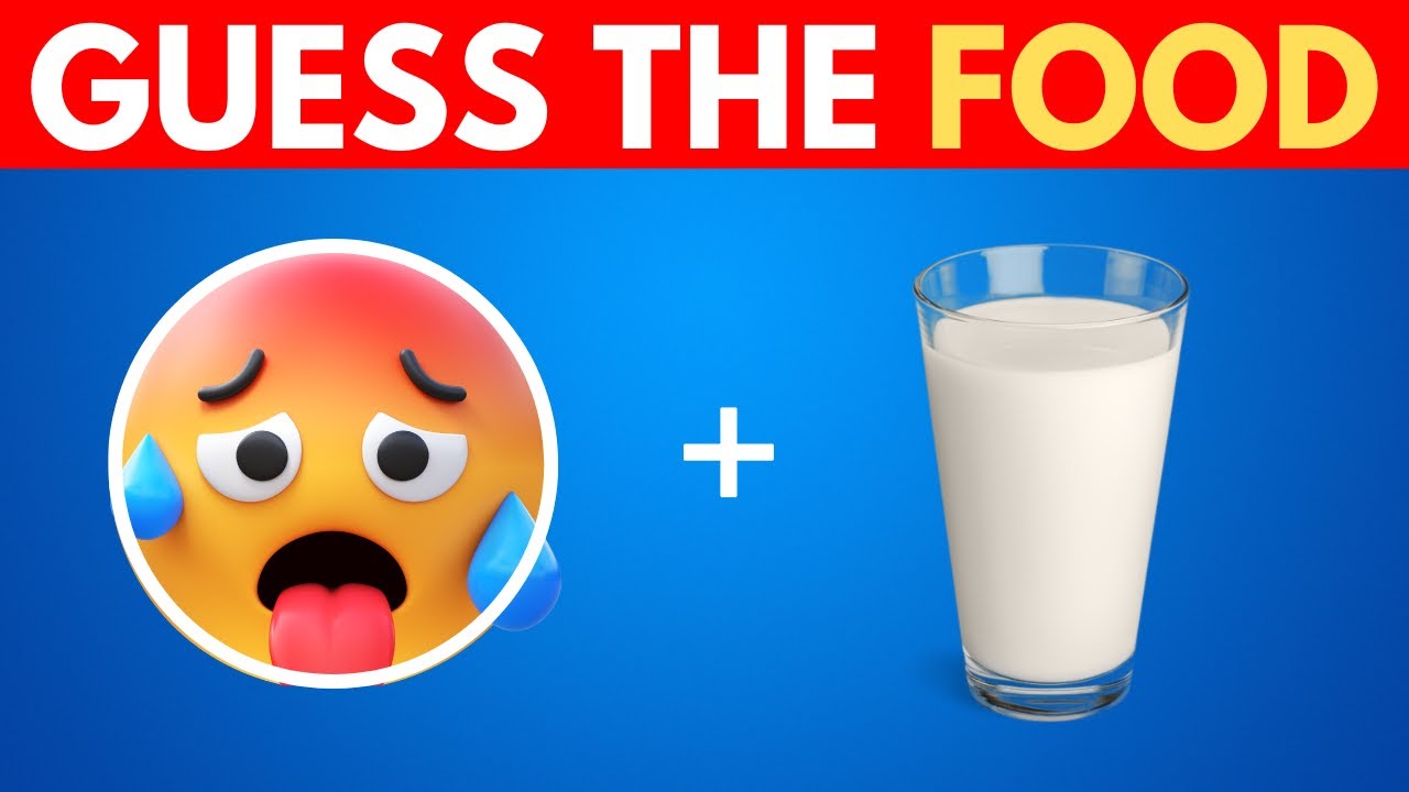 Guess The FOOD By Emoji? 🥛 Breakfast Emoji Quiz - YouTube