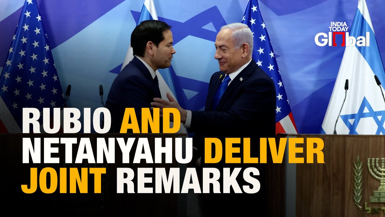 LIVE: U.S. Secretary of State Marco Rubio & Netanyahu Deliver Joint ...
