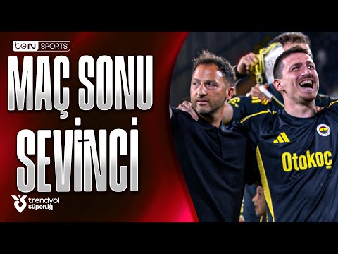 Fenerbahçe'de Teknik Direktör Domenico Tedesco Ve Futbolcuların Galibiyet Sevinci