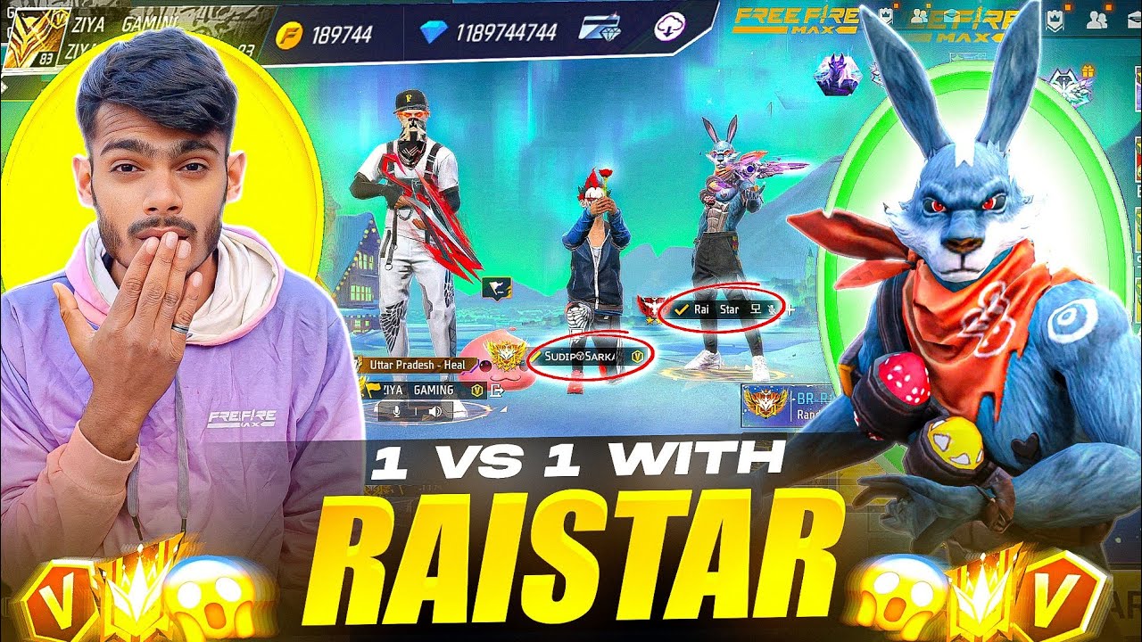 Ziya Gaming On Fire🔥|| Custom 1Vs1 With Raistar 😱 - YouTube