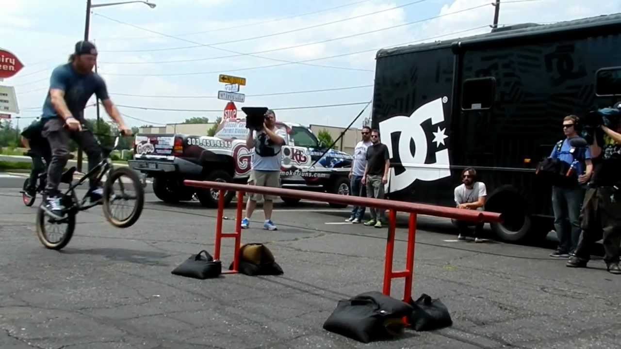 DC BMX CREW SMALL RAIL JAM @ GUNSMOKE.MOV - YouTube