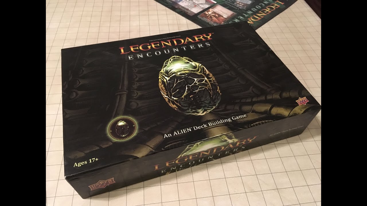 Legendary Encounters (Aliens Card Game) - How to Play - YouTube