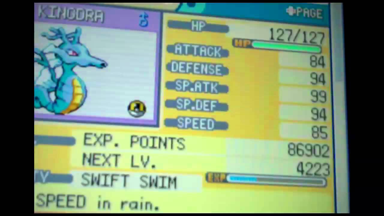 Pokemon Firered Omega Kingdra Youtube