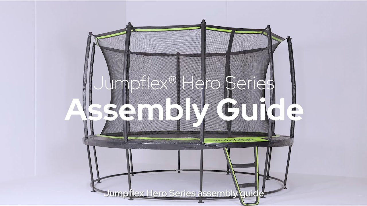 Jumpflex® Hero Series Trampoline Assembly Guide 2023 - YouTube