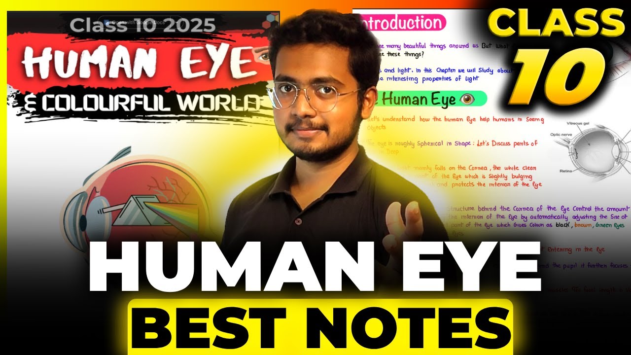 Human Eye and Colourful World Best Science Notes for CLASS 10 Boards ...