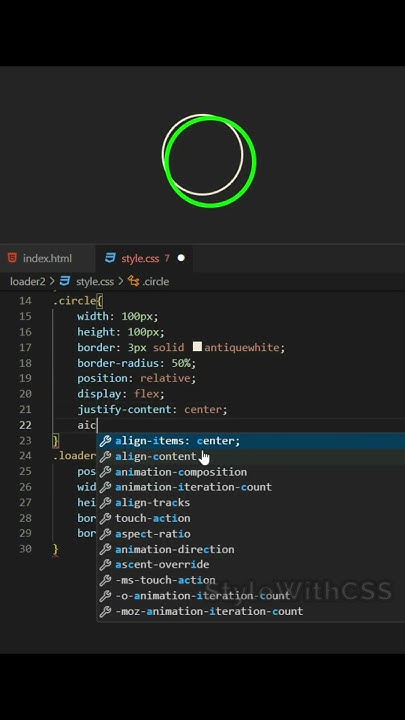 Loading Animation Using Css ⚡ Css Shorts For Beginners Ytshorts Css Webdevelopment