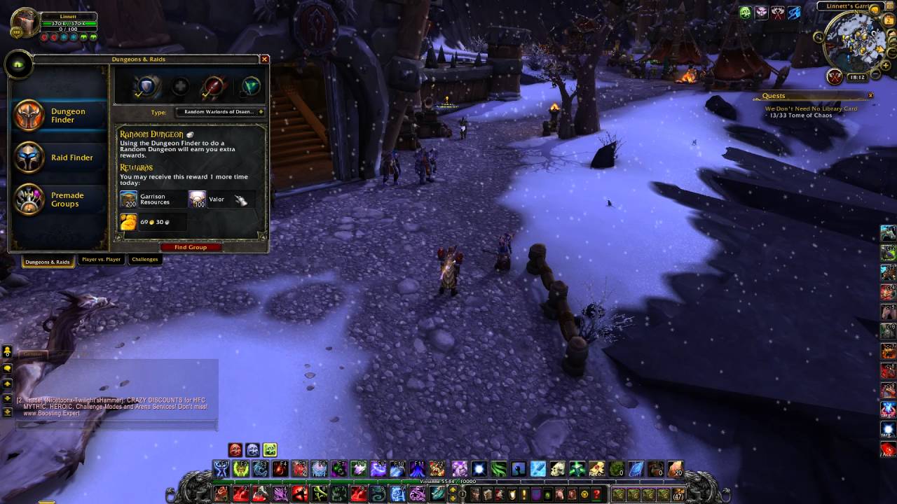 How to open dungeon finder in WOW - YouTube