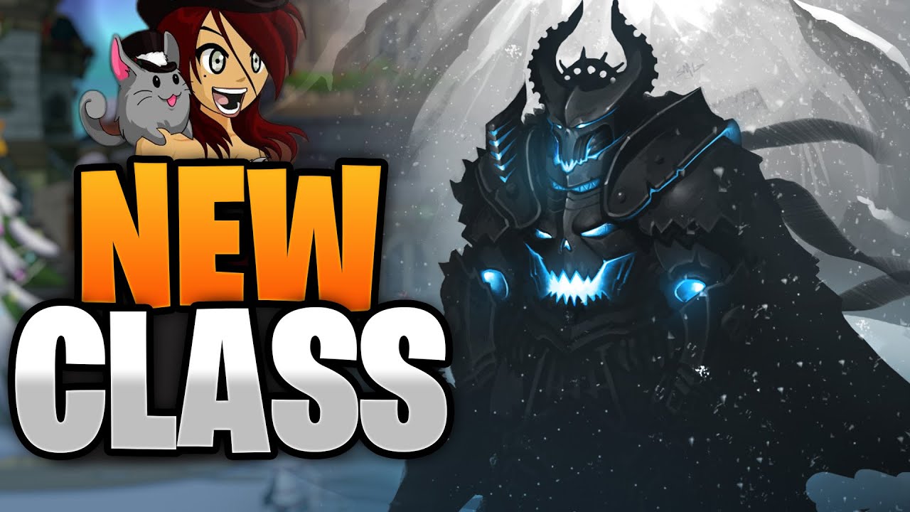 New Glacial Warlord Class! Skill Breakdown! AQW NEW CLASS - YouTube