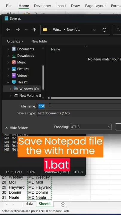 Automatically Create Folder from Excel List | Excel advance Tips & Tricks | #shorts #excel # ...