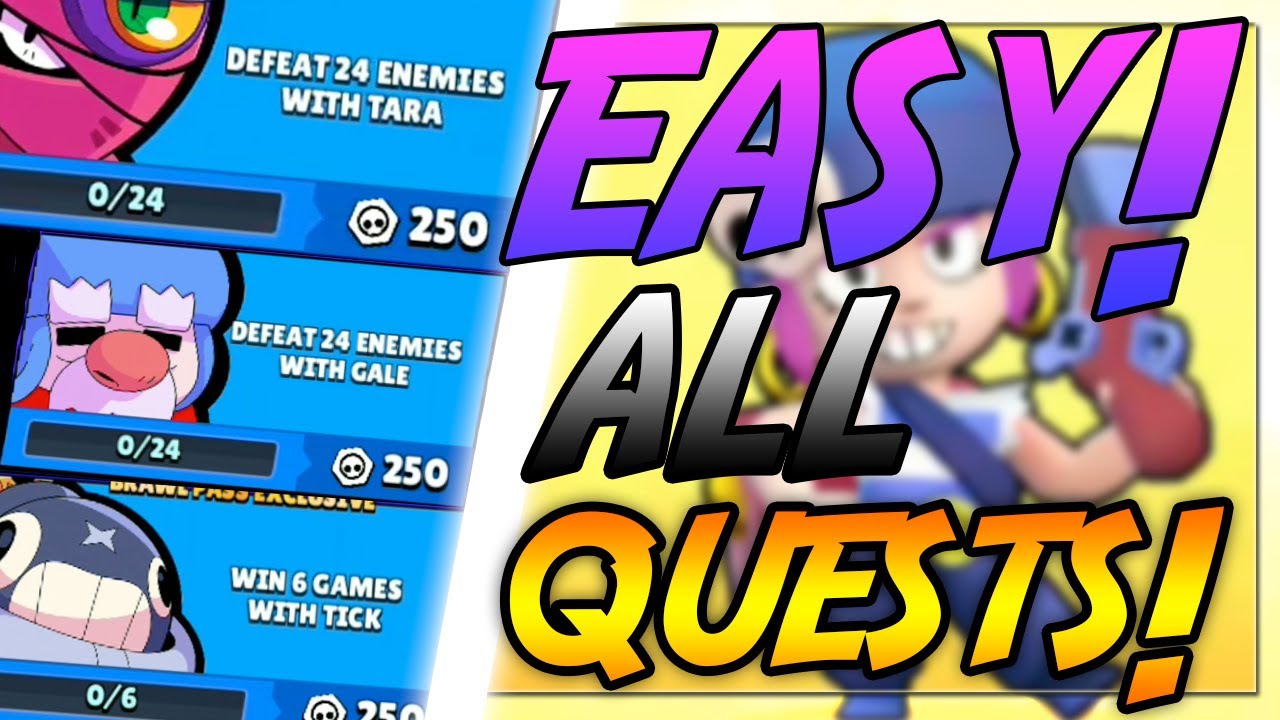 THIS METHOD WILL LET YOU COMPLETE ALL THE QUESTS FAST! (Brawl Stars ...