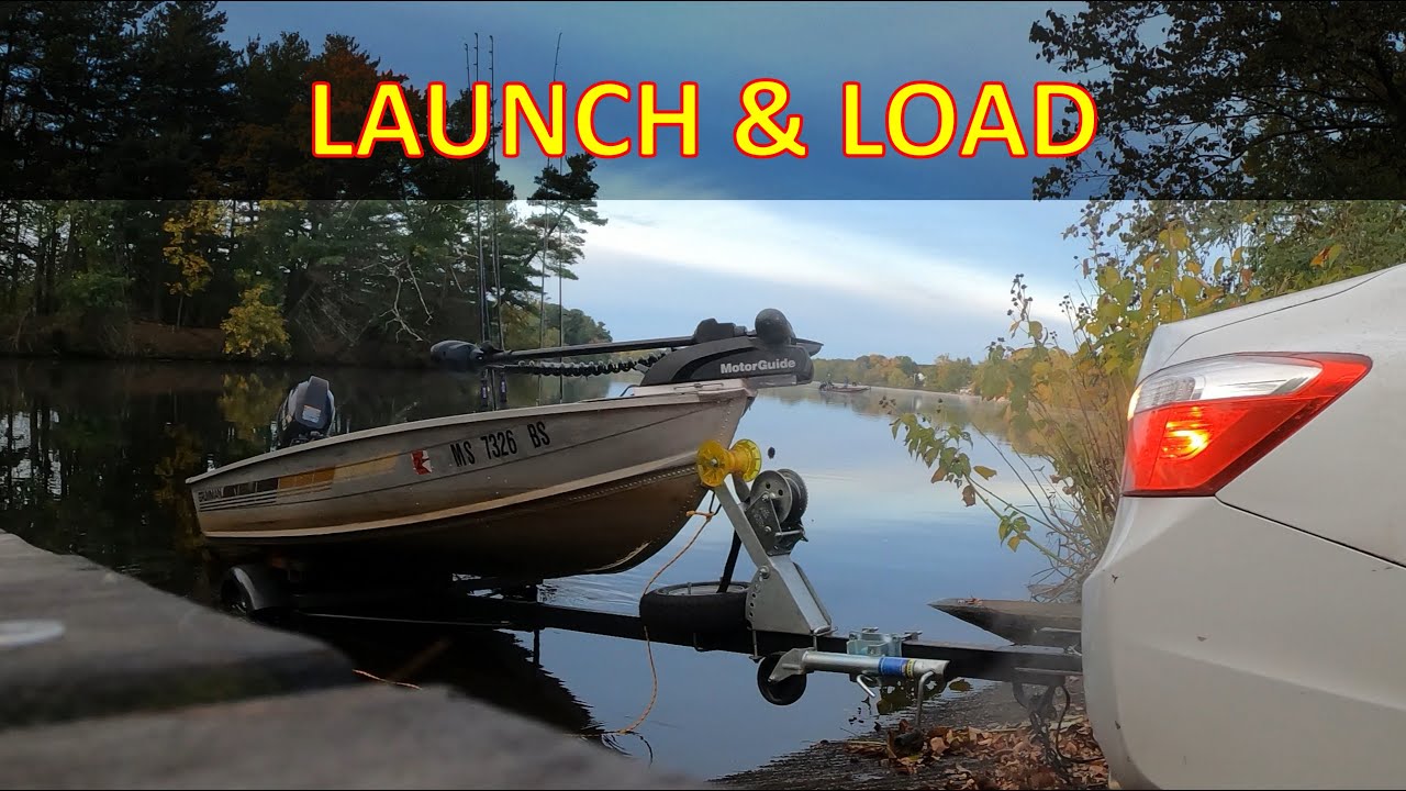 How to Launch and Load a Small Aluminum Boat by Yourself - YouTube