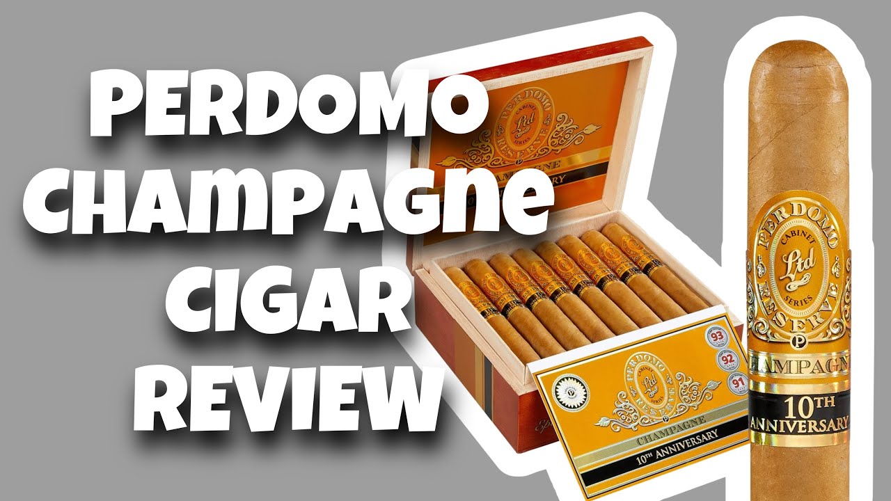 Perdomo 10th Anniversary Champagne | Cigar Review - YouTube