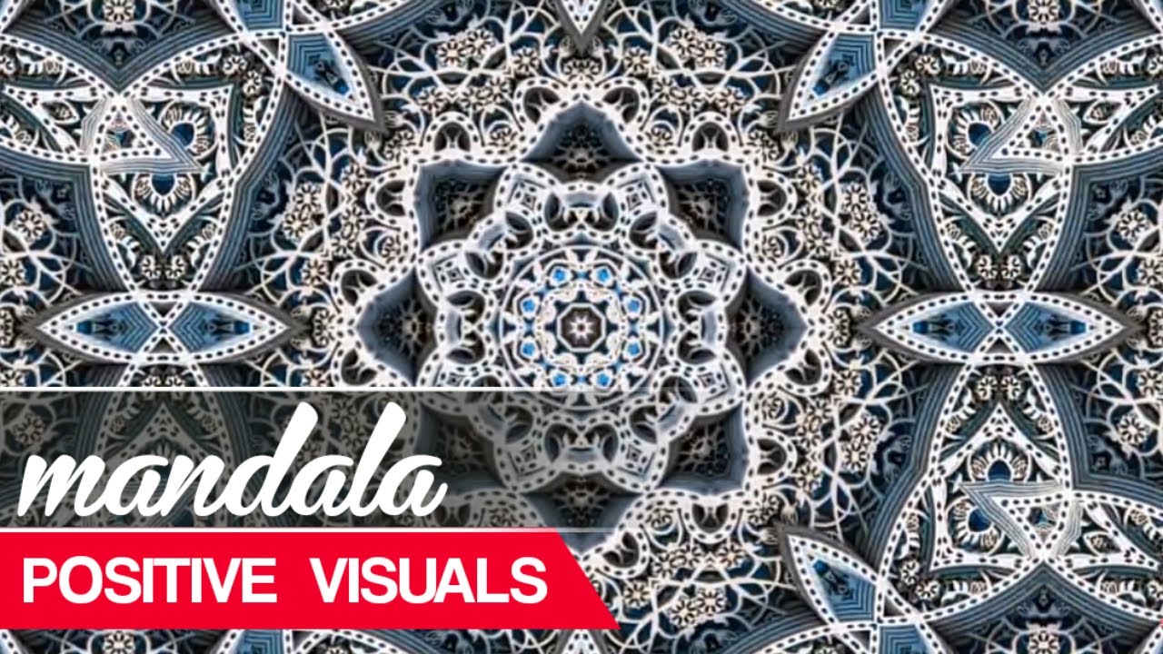 Positive Visuals - Slow Motion Mandala - Background Music | Mesmerizing ...