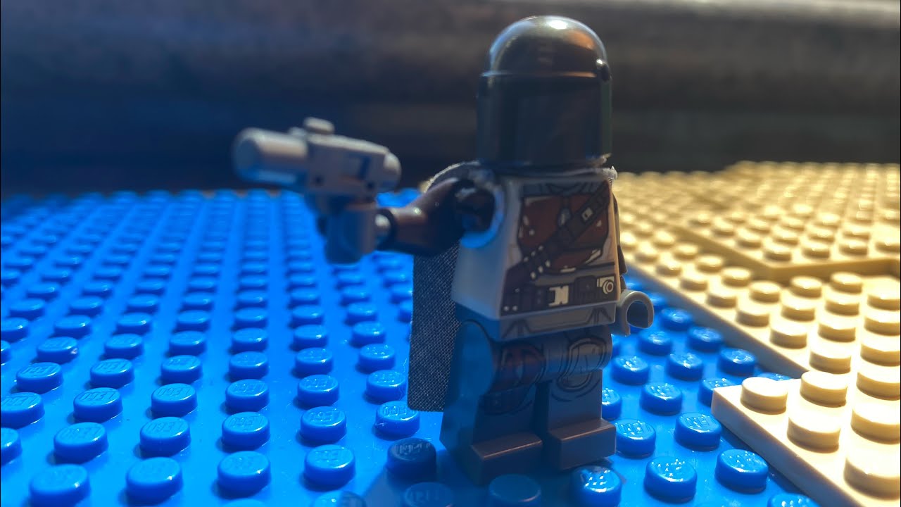 Mando vs Stormtroopers (Lego Stopmotion film) 15 fps - YouTube