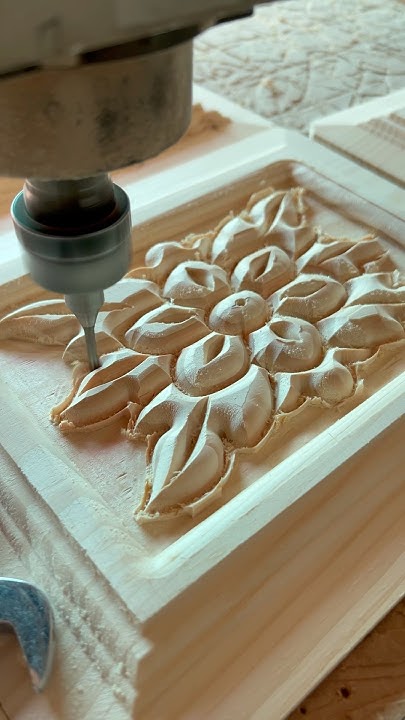 See how CNC Router Machines clean 2.5D Design#short - YouTube