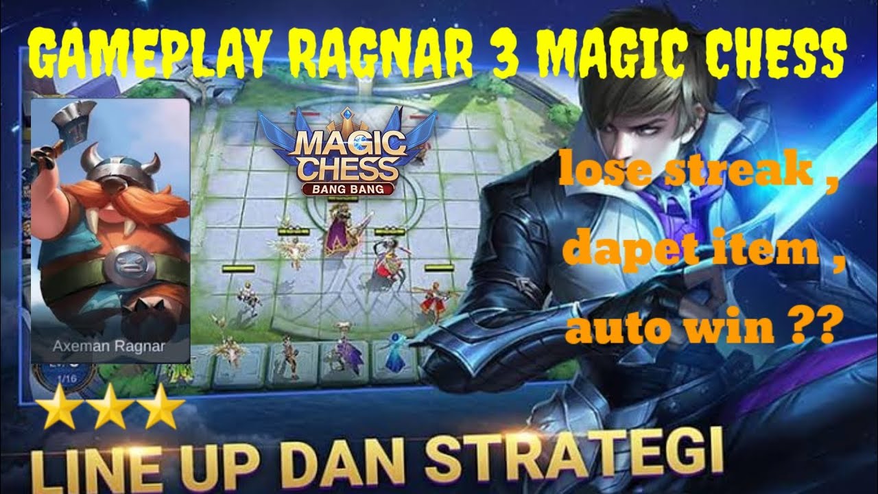 GAMEPLAY RAGNAR 3 ⭐⭐⭐ | MAGIC CHESS - YouTube