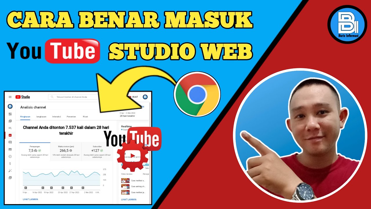 CARA MASUK YOUTUBE STUDIO VERSI WEB DARI HP | CARA MASUK YOUTUBE STUDIO ...