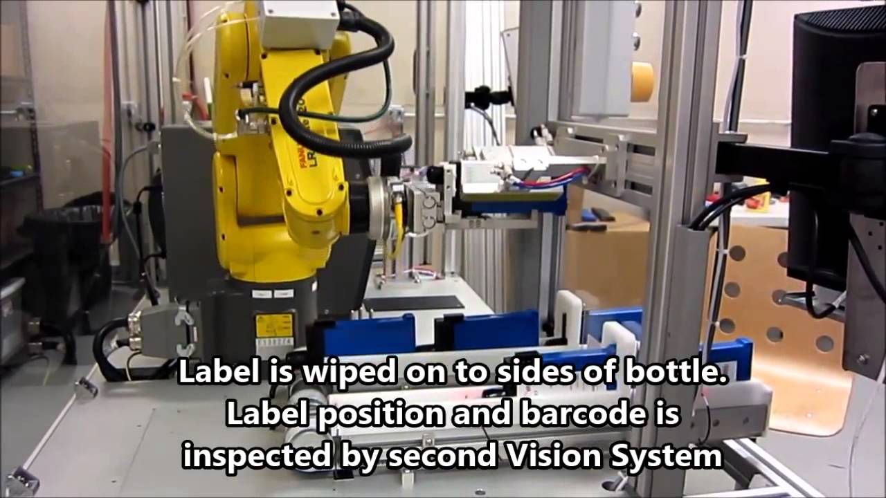 Precision Robotic Label Placement - YouTube
