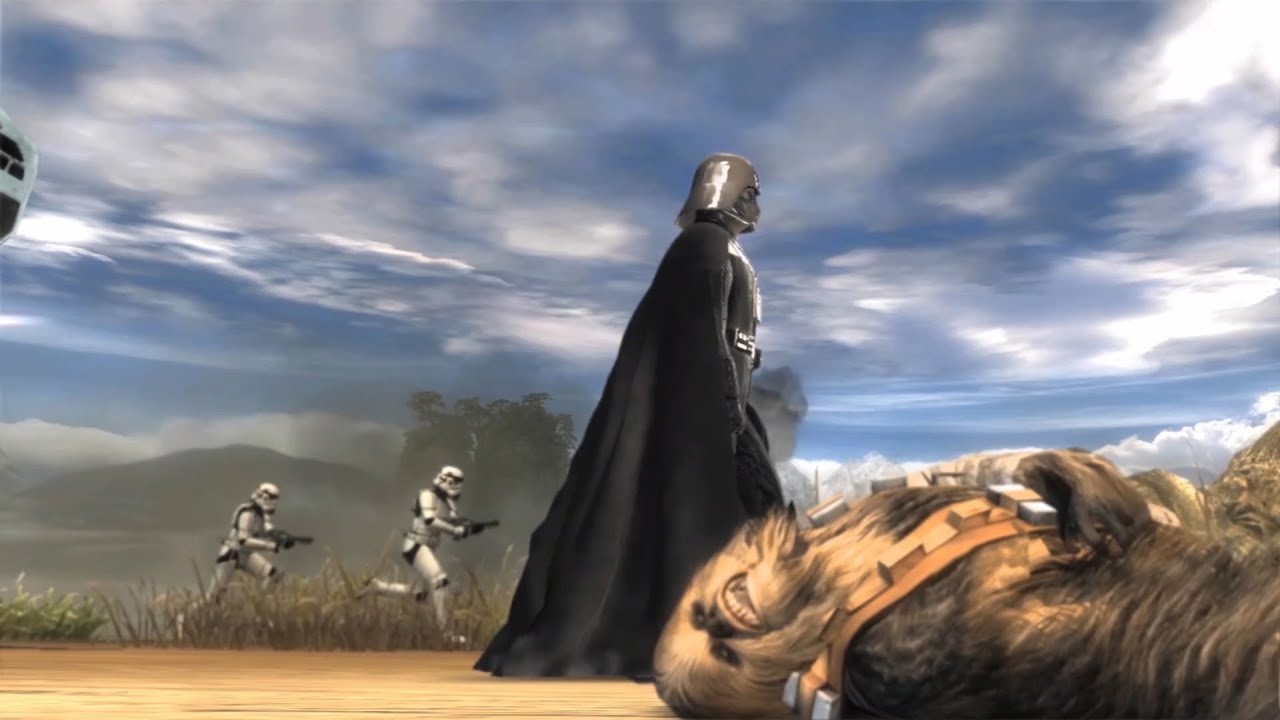 Star Wars: The Force Unleashed - Intro/Darth Vader Arrives On Kashyyyk ...