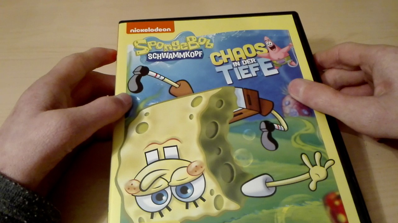 Spongebob Chaos in der Tiefe DVD Unboxing - YouTube