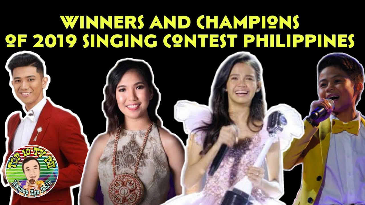 Winners and Champions sa Kantahan o Singing Contest sa Pilipinas 2019 ...