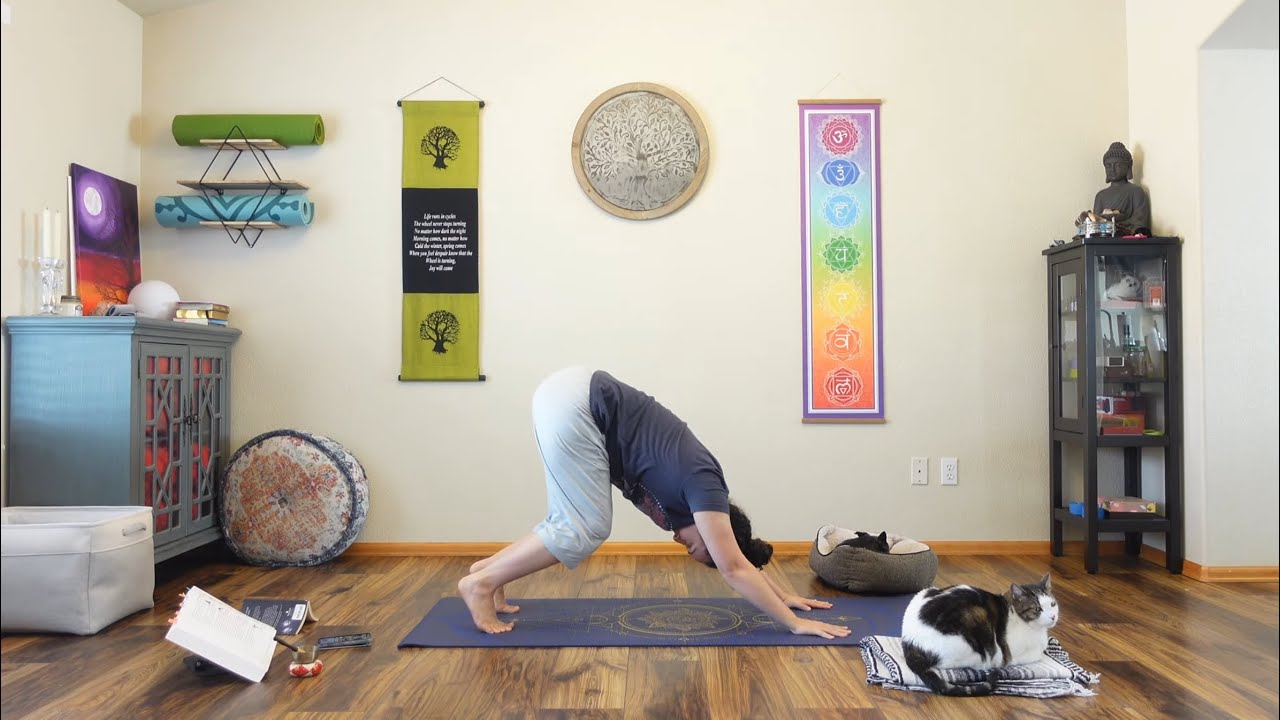 Gentle Yoga Flow - Warriors Poses B2 - YouTube