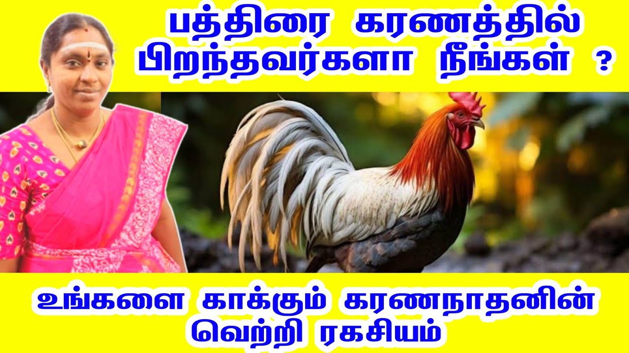 பத்திரை கரணத்தில் பிறந்தவர்களா நீங்கள் ? உங்களை காக்கும் கரணநாதன் ...