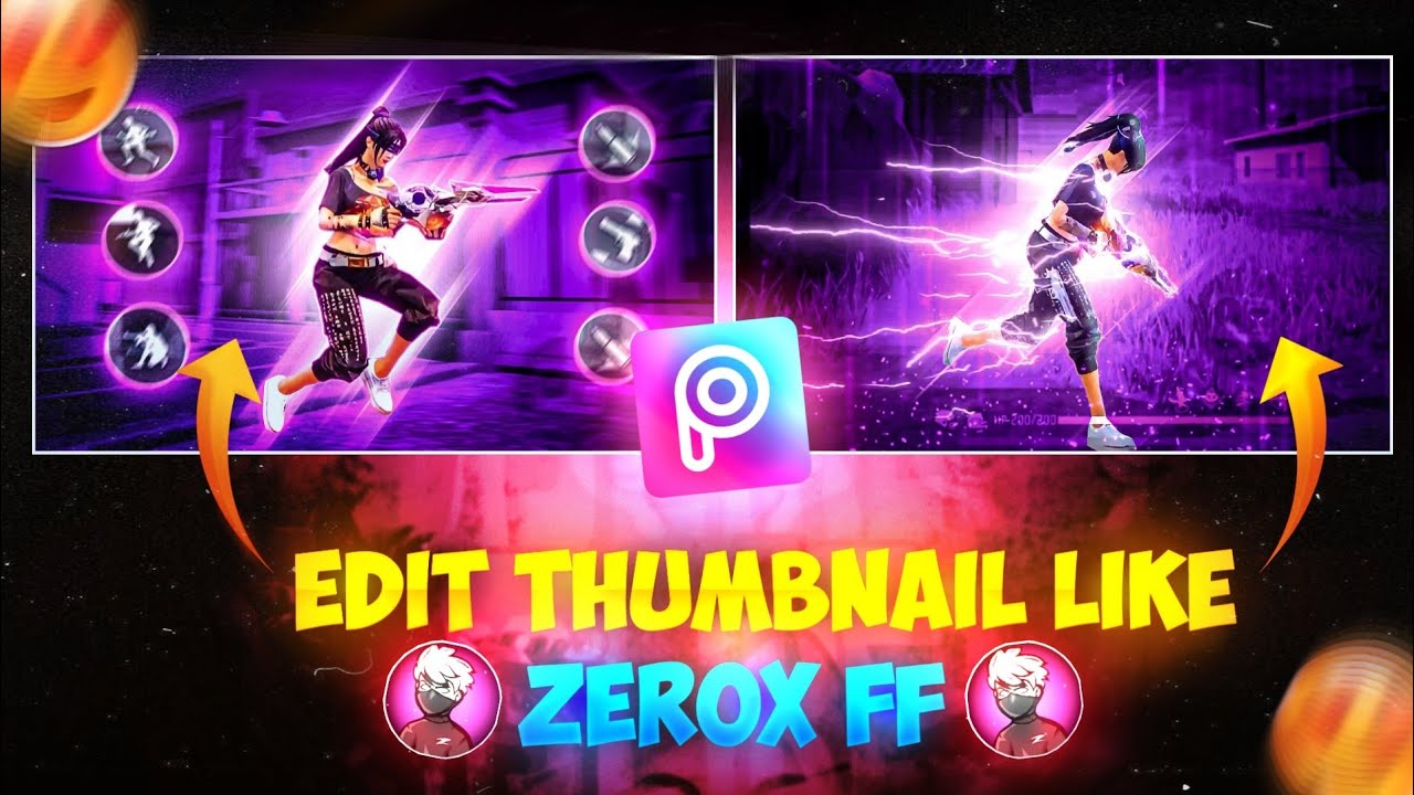 How To Make Thumbnail Like @ZeroxFF | Zerox FF Jaisa Thumbnail Kaise ...