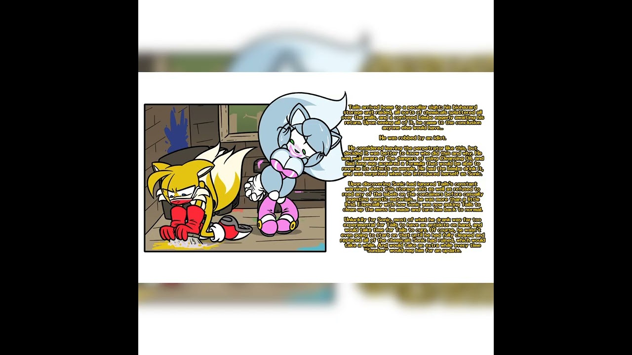 sonic to female fox 🦊 tf - YouTube
