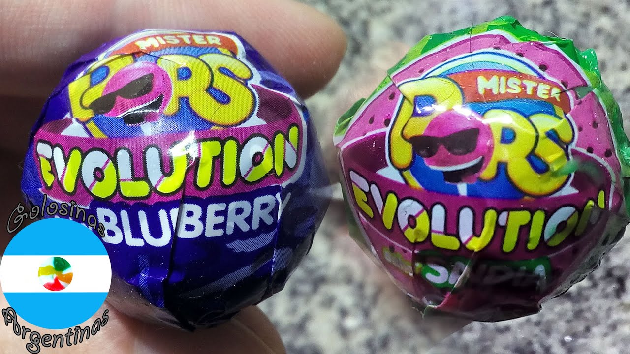 Mister Pops Evolution Blueberry ( Arándano ) y Sandía Chupetines con ...