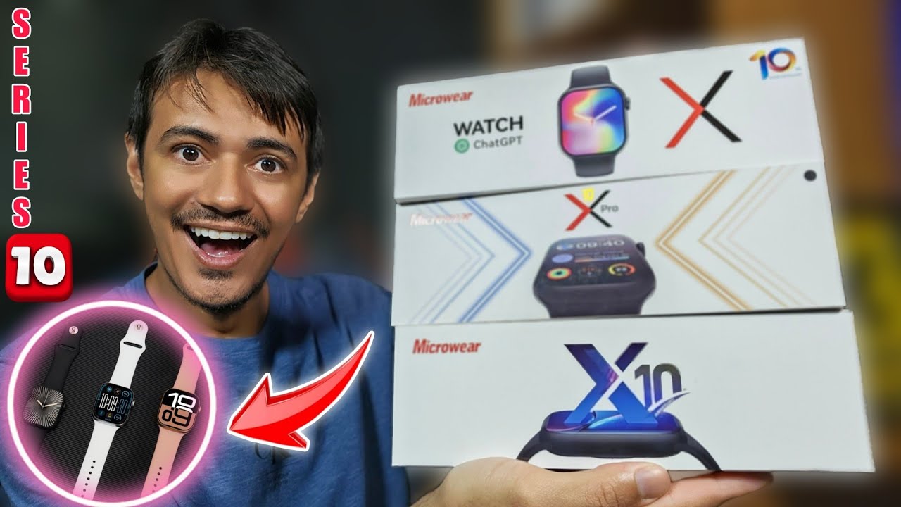 🚨 LANÇAMENTO SMARTWATCHS MICROWEAR W10,S10 e S10 PRO SERIES 10 PARA ...
