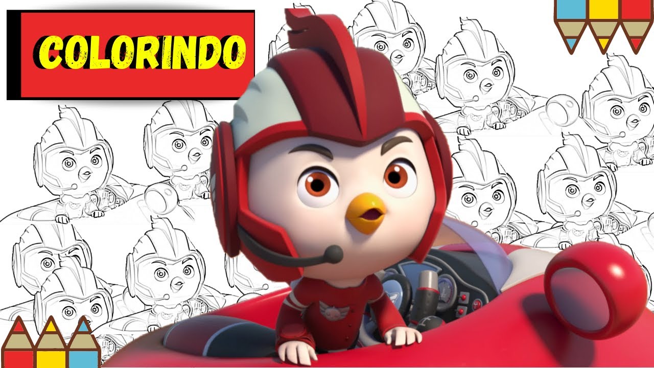 colorindo o Desenho do Rod - Top Wing | 2 | - YouTube