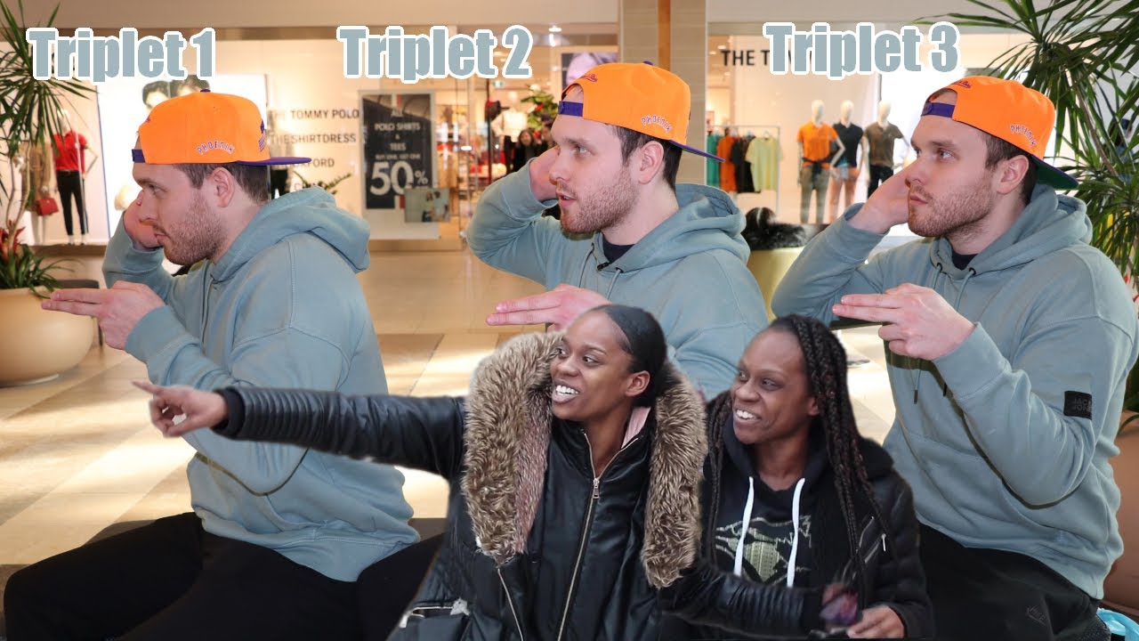 "No Talking" Hilarious Triplet Deja Vu Prank - YouTube
