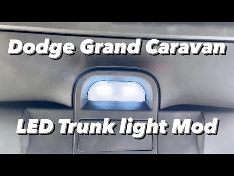 2011-2020 Dodge Grand Caravan LED Trunk/Lift gate light mod. - YouTube