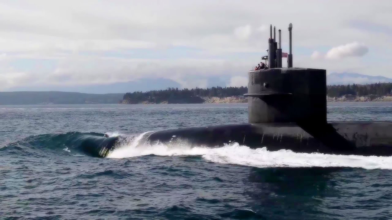 US Military's Ballistic Missile Submarine USS Pennsylvania Sails ...