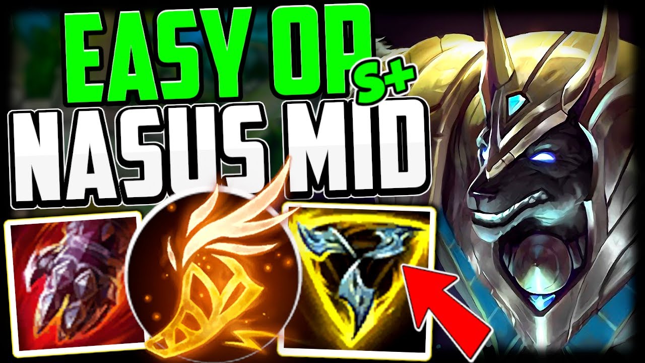 NASUS MID ISN'T FAIR (Best Build/Runes) - How to Play Nasus Mid & Carry ...