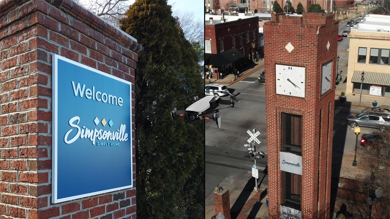 Simpsonville, South Carolina | Landmarks by drone - YouTube