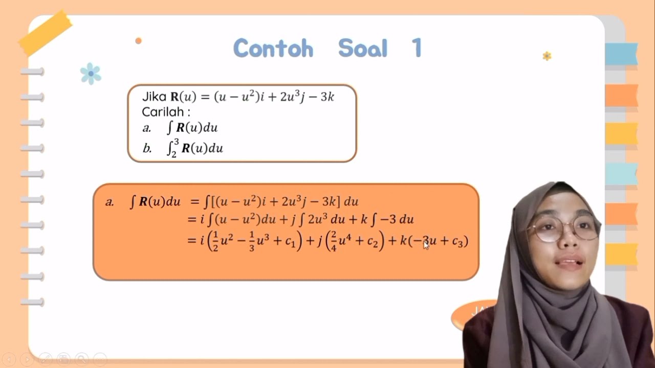KALKULUS VEKTOR || INTEGRAL FUNGSI VEKTOR - YouTube