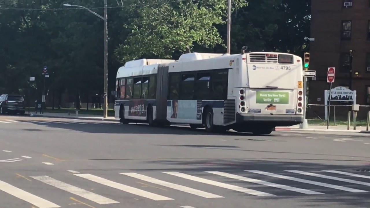 MTA NYC Bus: XD60 4795 On The Bx22 @ Castle Hill Ave/Randall Ave - YouTube