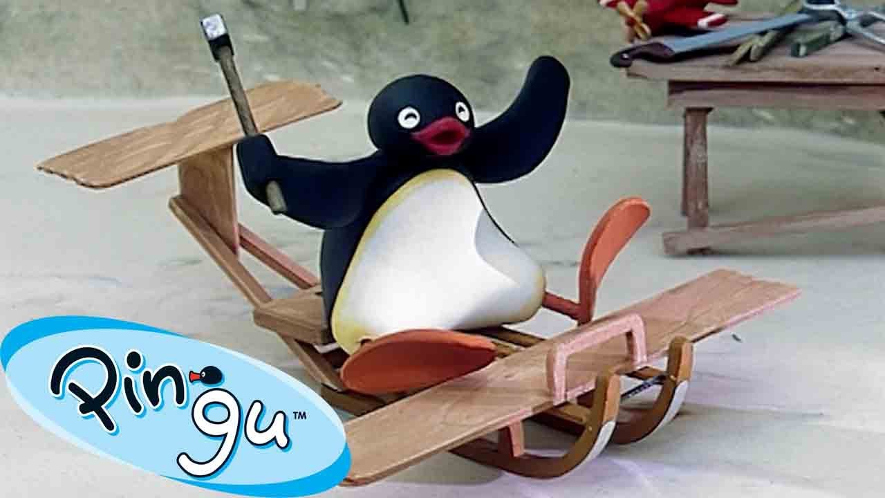 Pingu Becomes a Pilot 🐧 | Pingu - Official Channel | Cartoons For Kids ...