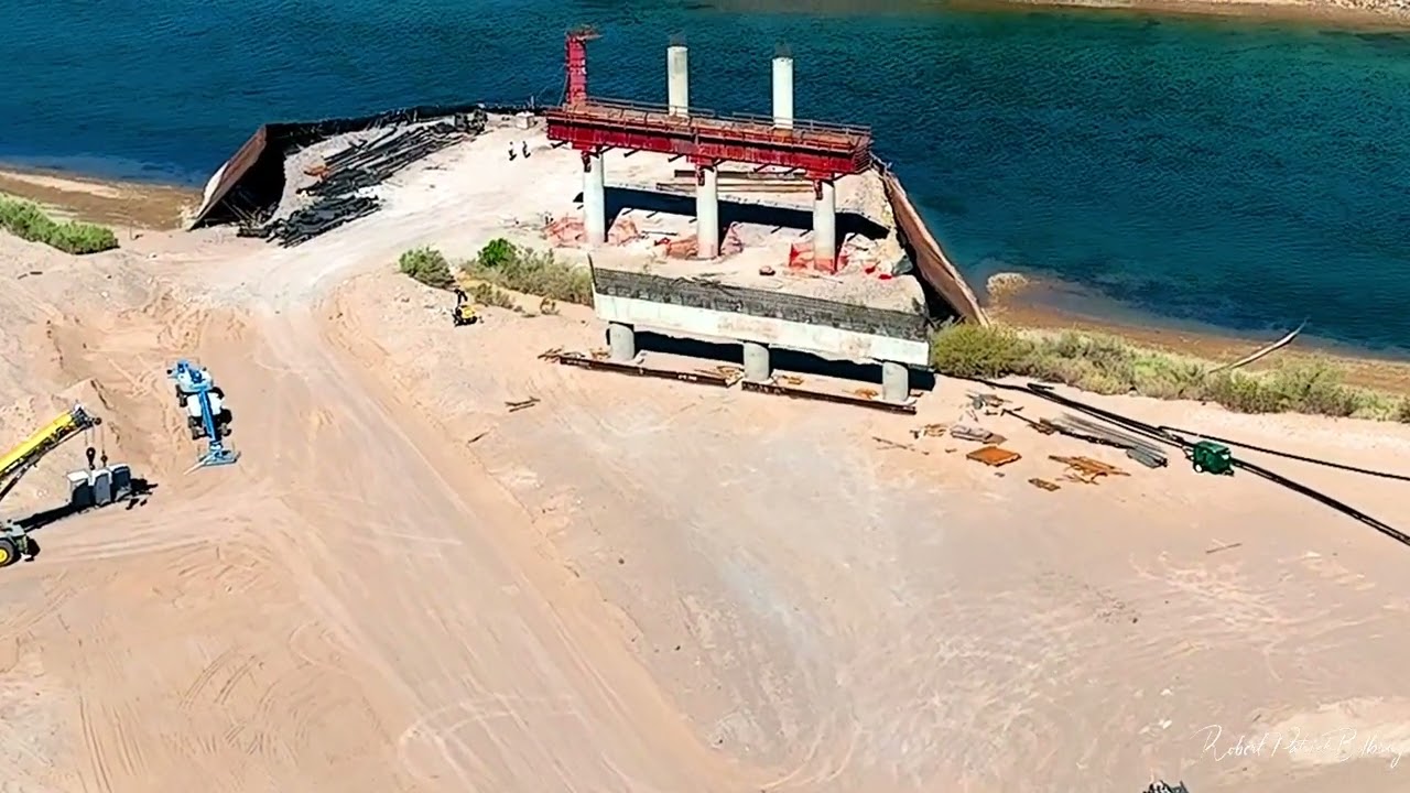 Laughlin Bullhead City Bridge construction Update September 18th, 2022 ...