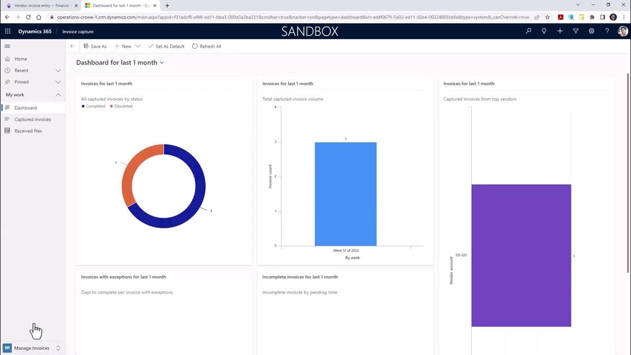 Quick look at Dynamics 365 Finance Invoice capture app - YouTube