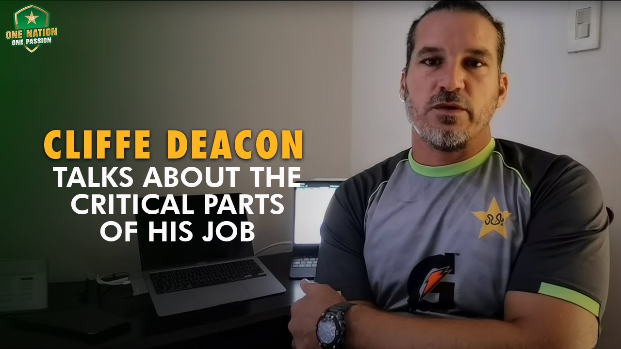 Pakistan Team Physiotherapist Cliffe Deacon Talks About The Critical ...